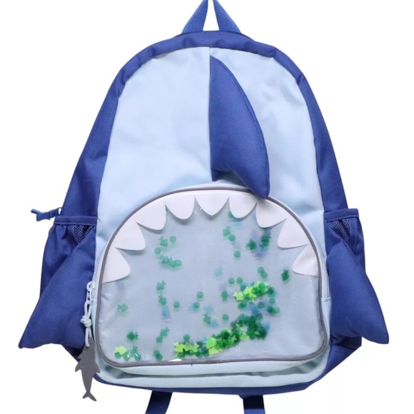 Cat & Jack | Accessories | Shark Design Kids Backpack Blue | Poshmark